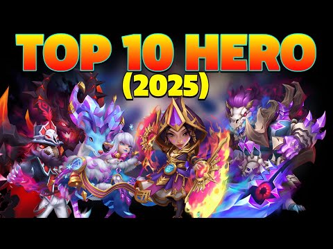 Top 10 HERO in 2025 Castle Clash