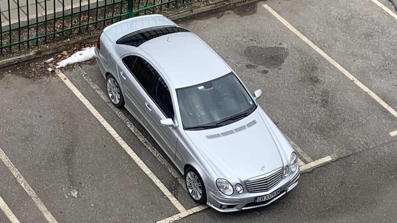 Mercedes W211 E320 CDI EVO AMG Optic - YouTube