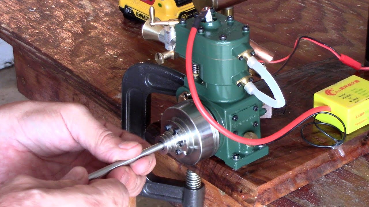 How to Mount & Run ENJOMOR 10cc Whippet Flathead, Unboxing Model ...