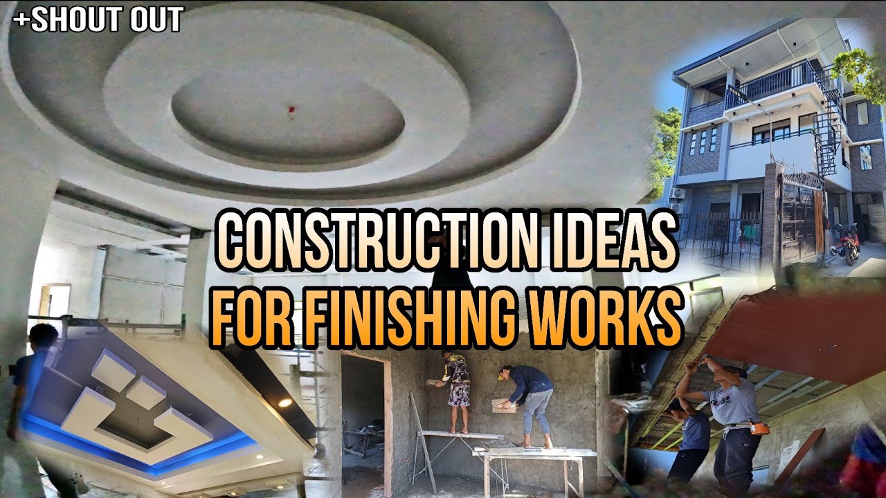 Construction Ideas for Finishing Works Modular Cabinet, Ceiling ...