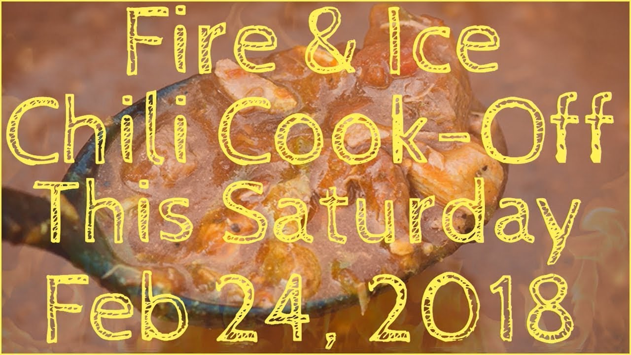 Chili Cook-Off Fundraiser Feb 24, 2018 - YouTube