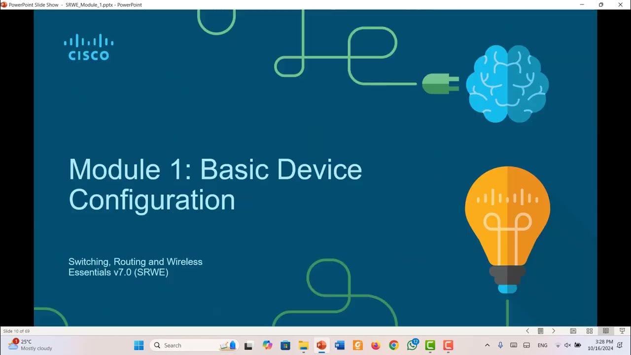 Module 1: Basic Device Configuration Part 1 - YouTube