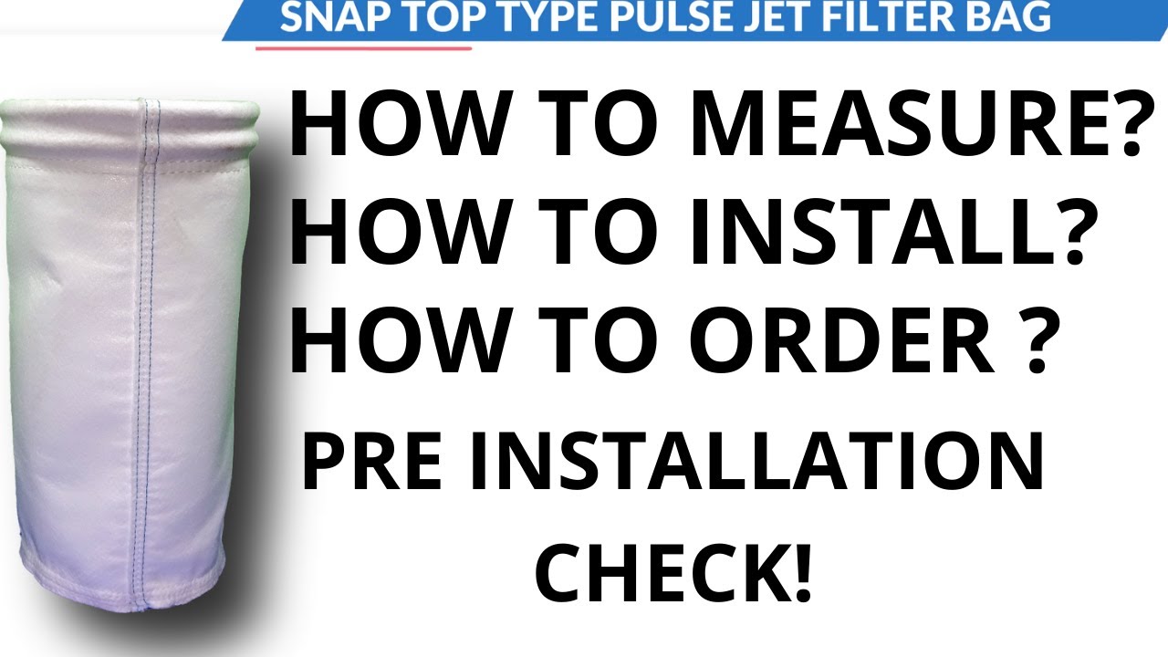 Snap Band Top OR Snap Ring Top Dust Collector Pulse Jet Filter Bag ...