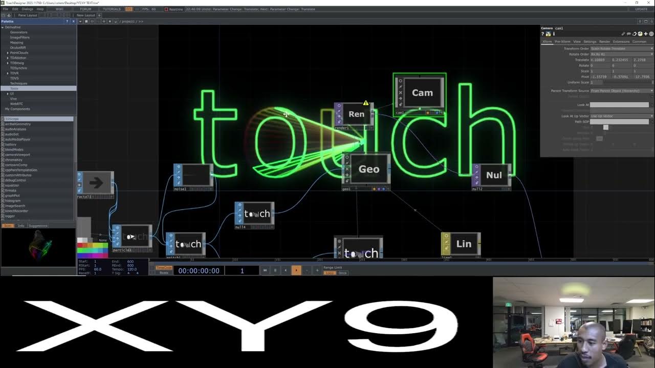 Text Effect in Touchdesigner - YouTube