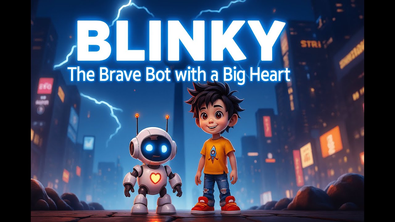 Meet Blinky! The Robot with a Big Heart ️ | Kids Adventure Story - YouTube