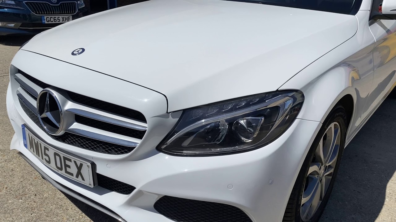 2015 Mercedes C300h Class Estate Diesel / Hybrid AMG Premium - YouTube