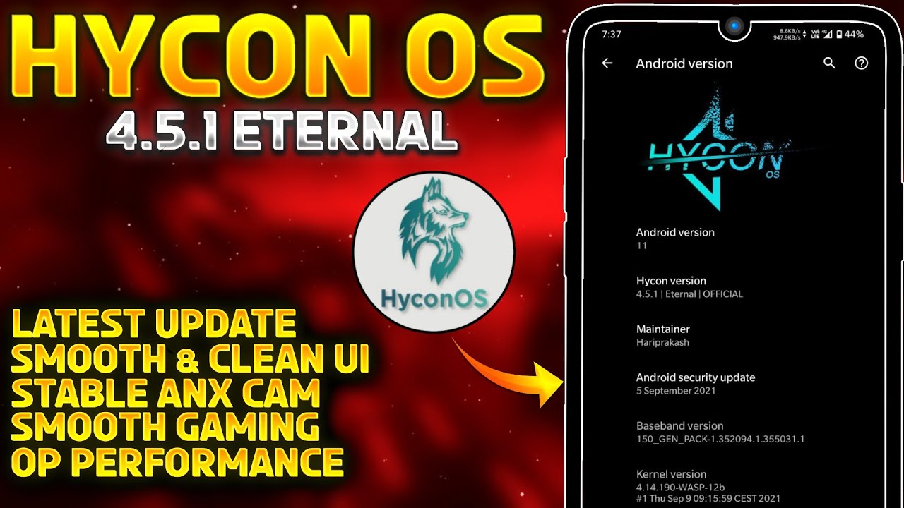 Hycon OS Redmi Note 7 Pro | Hycon OS 4.5.1 Eternal | Smooth UI with Amezing Gaming Performance ...