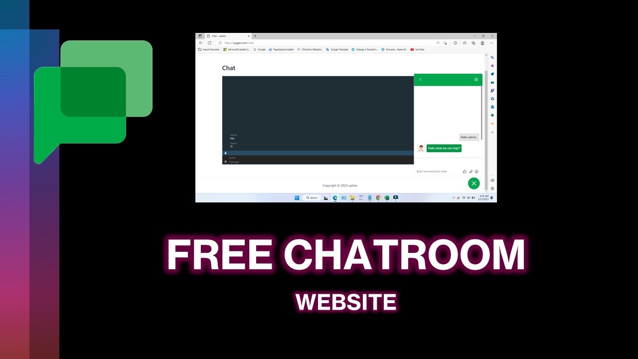 How to Install Chat Room for Free on Your Website - YouTube