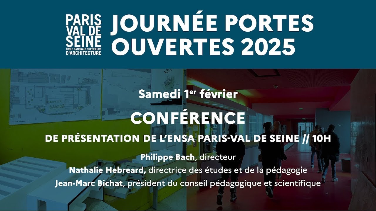 10h - JOURNÉE PORTES OUVERTES 2025 // ENSAPVS - YouTube