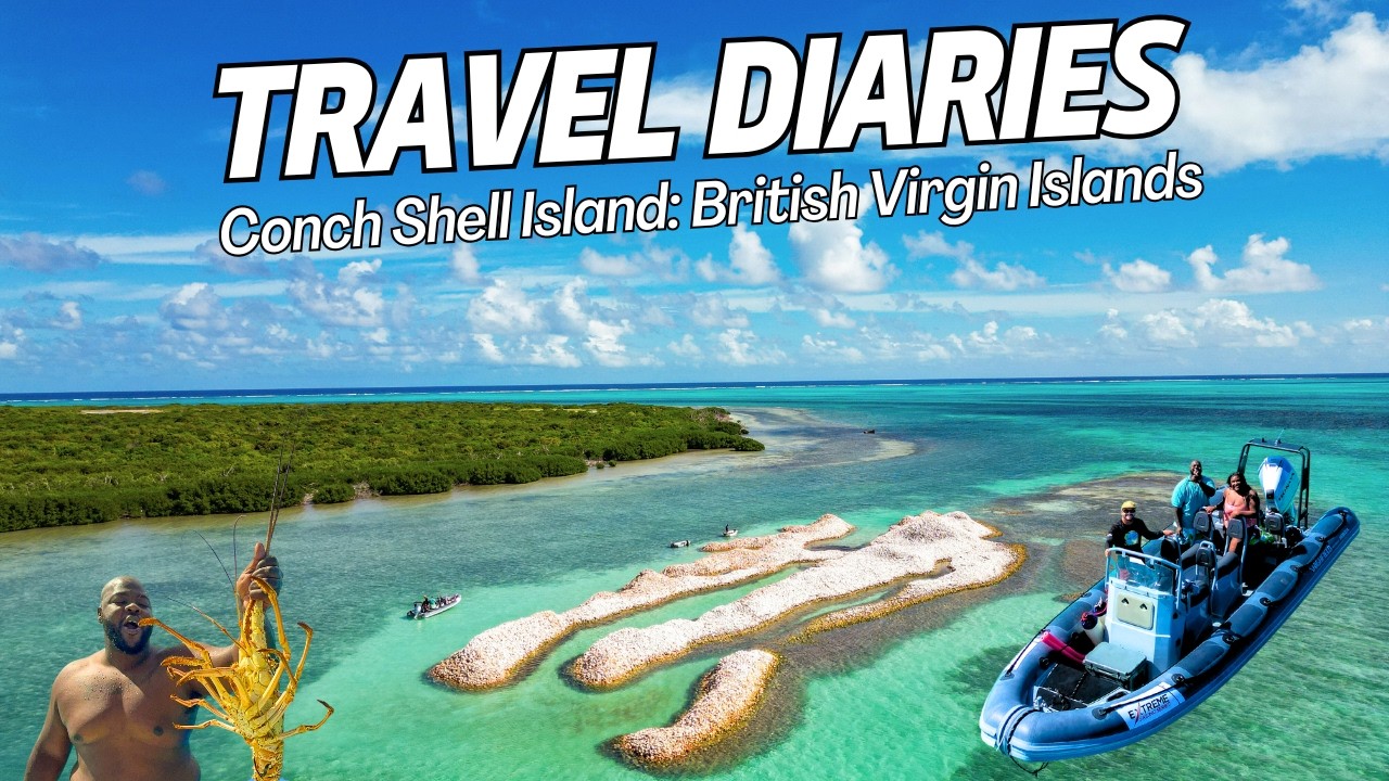 British Virgin Islands: CONCH SHELL ISLAND VLOG l Anegada - YouTube