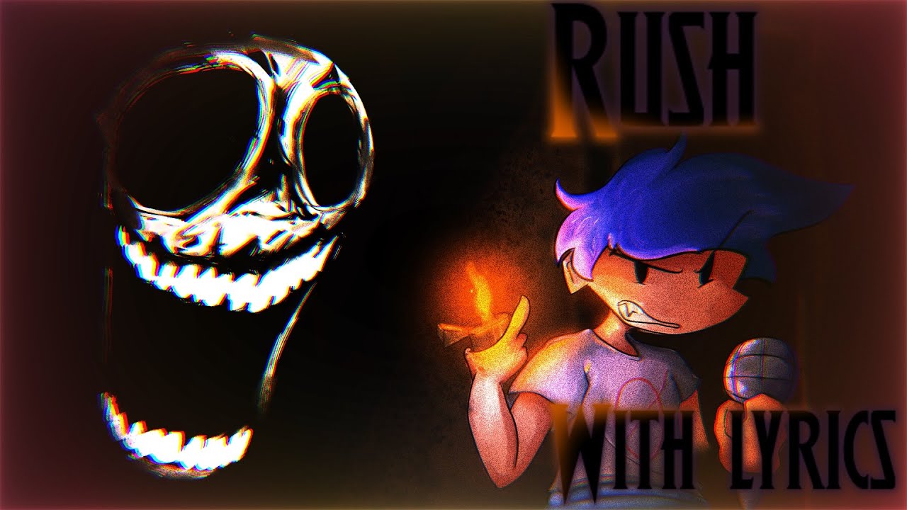Rush WITH LYRICS|Friday Night Funkin’ Vs. Doors|FNF Lyrical Cover Ft ...