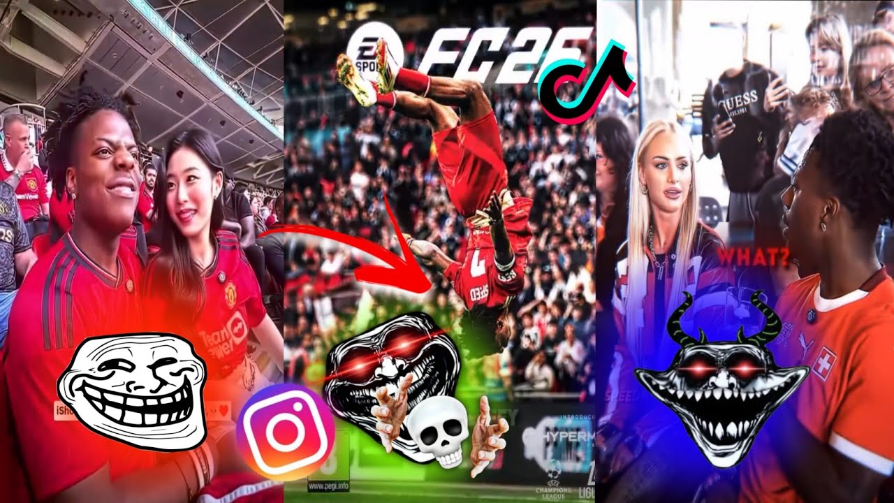 ISHOWSPEED TROLLFACE COMPILATION TIKTOX EDITS || TROLL FACE VIDEO ...