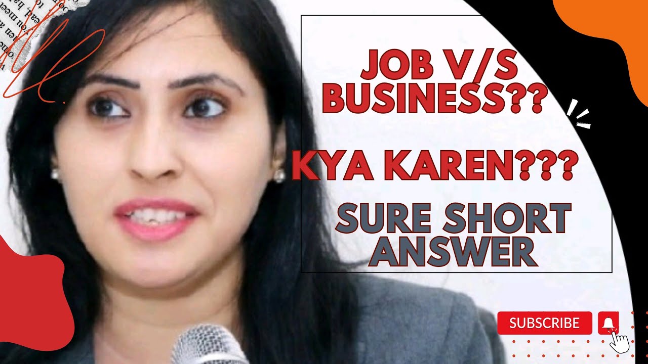 Job Vs Business | Pros and Cons | Preity Nagi. #cajobs #practice # ...