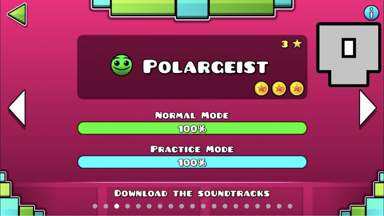 Geometry Dash (Polergeist) 100% ALL COINS | #geometrydash - YouTube