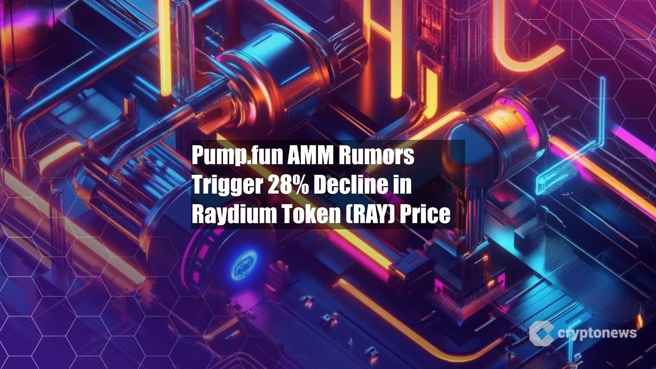 Pump.fun AMM Rumors Trigger 28% Decline in Raydium Token (RAY) - YouTube