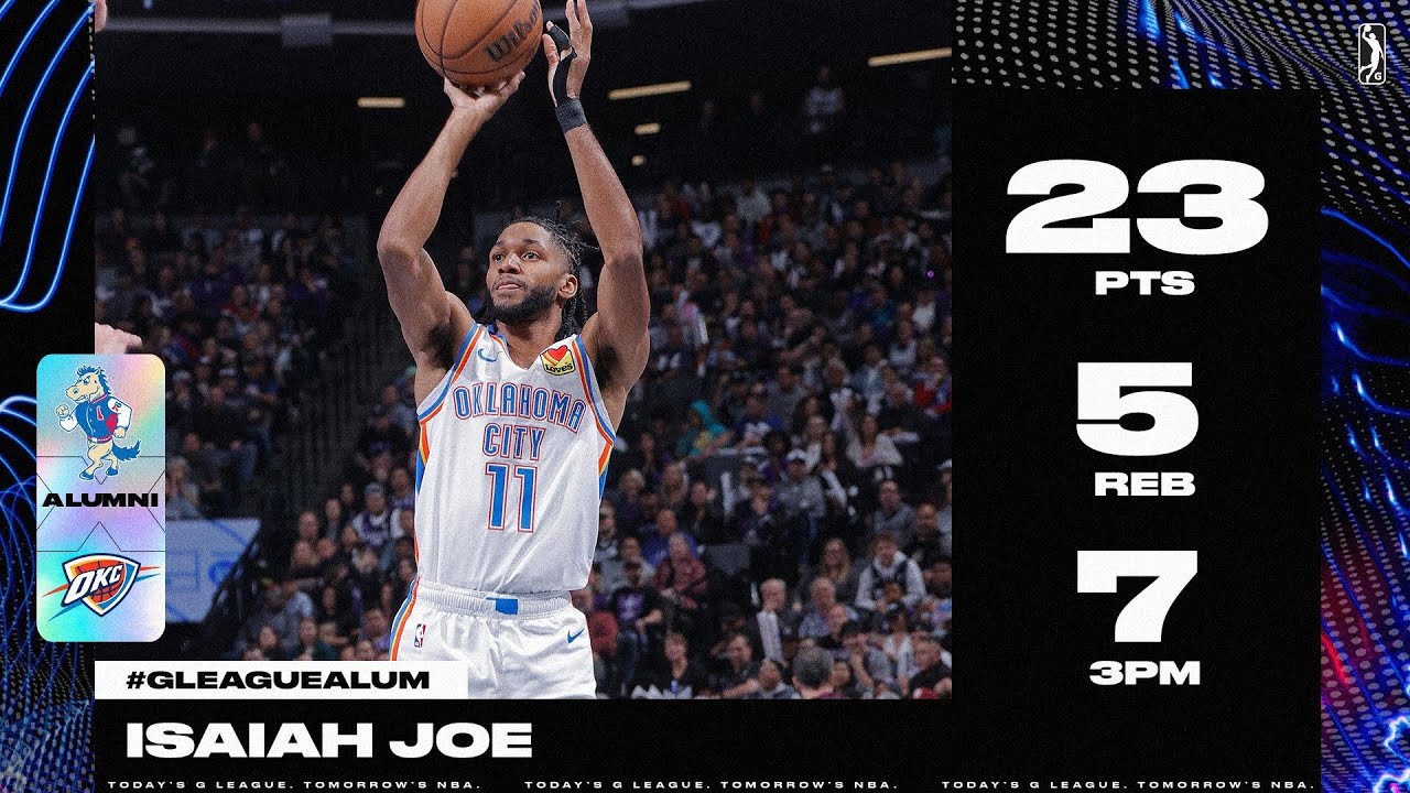 #GLeagueAlum Isaiah Joe Shoots 7-For-7 From 3 - YouTube