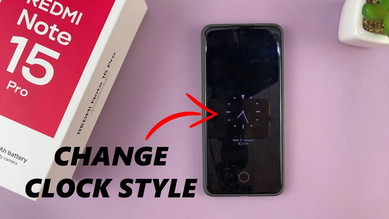 Redmi Note 15 Pro: How To Change Always ON Display Clock Style - YouTube