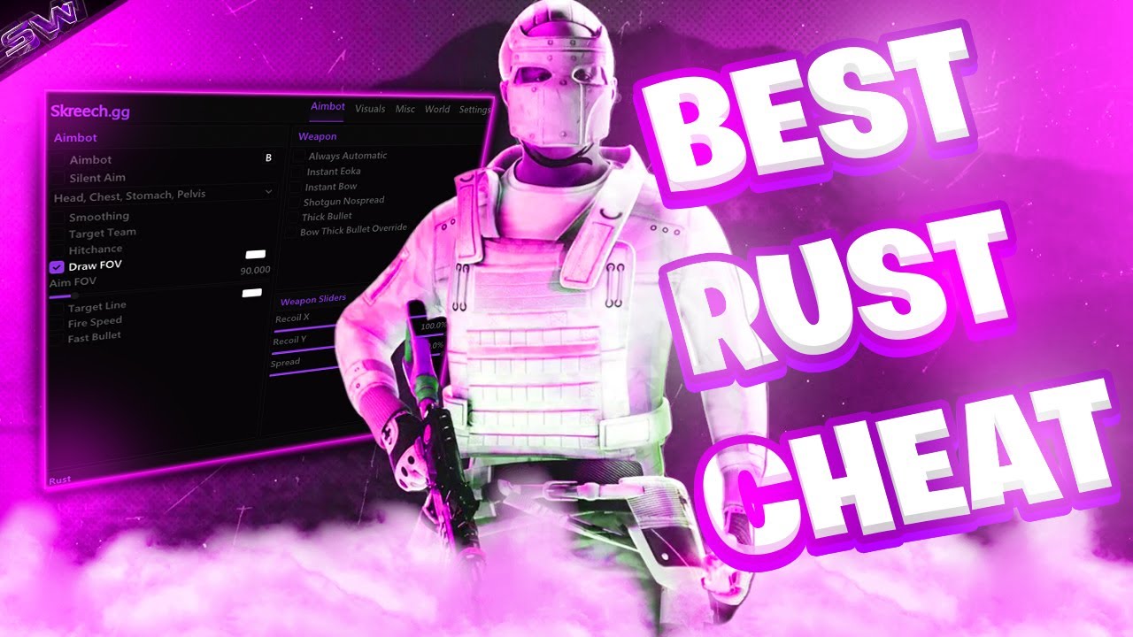 Rust Cheating on WipeDay With THE BEST Rust Cheat.. - YouTube