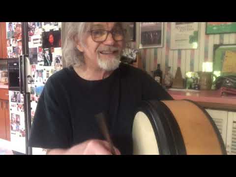 Beginner drum lessons polka: Basic backbeat and then adding a flourish - YouTube