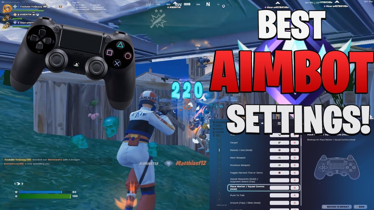 The *BEST* Controller Settings For INSANE AIMBOT + 100% Accuracy 🎯 ...