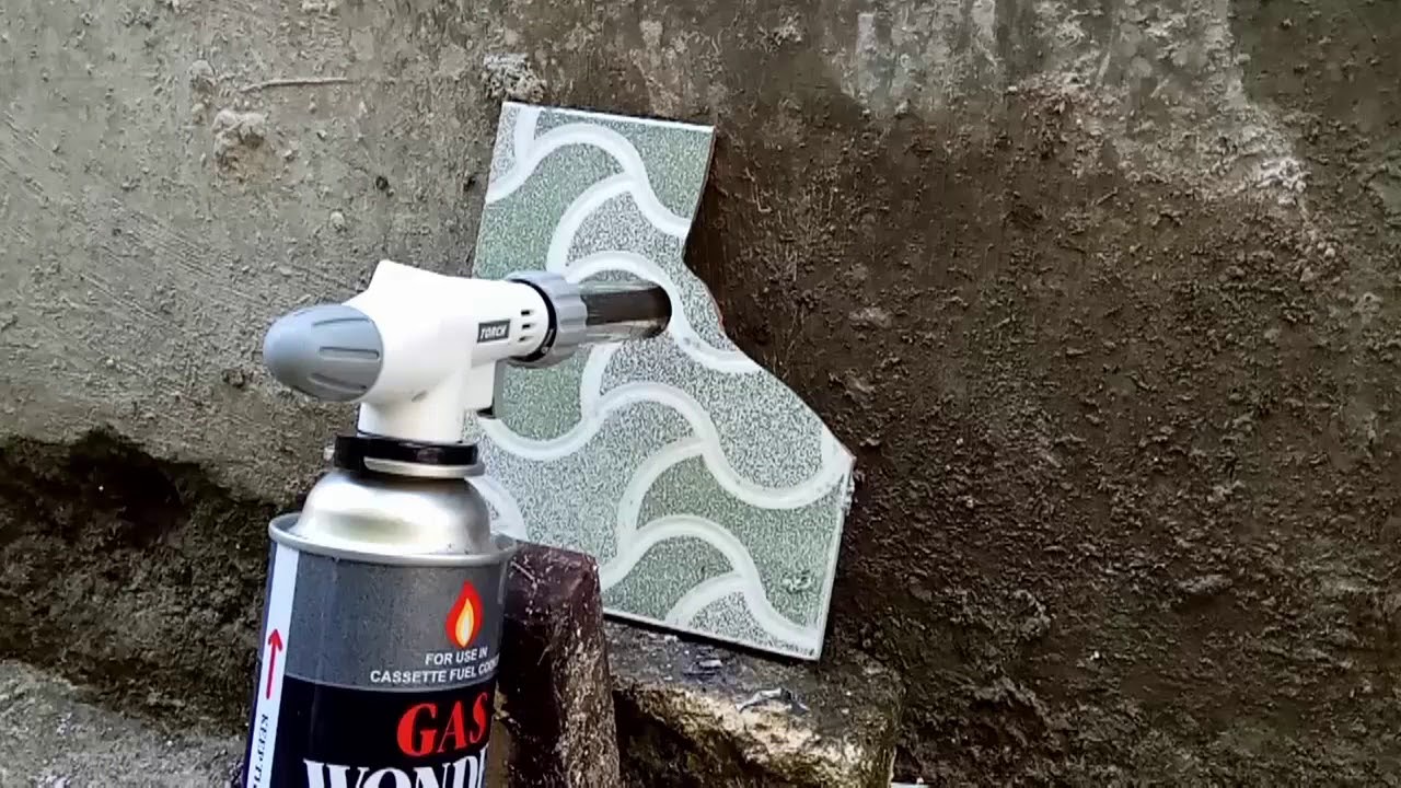 TILE VS GAS TORCH - WILL IT BREAK? - YouTube