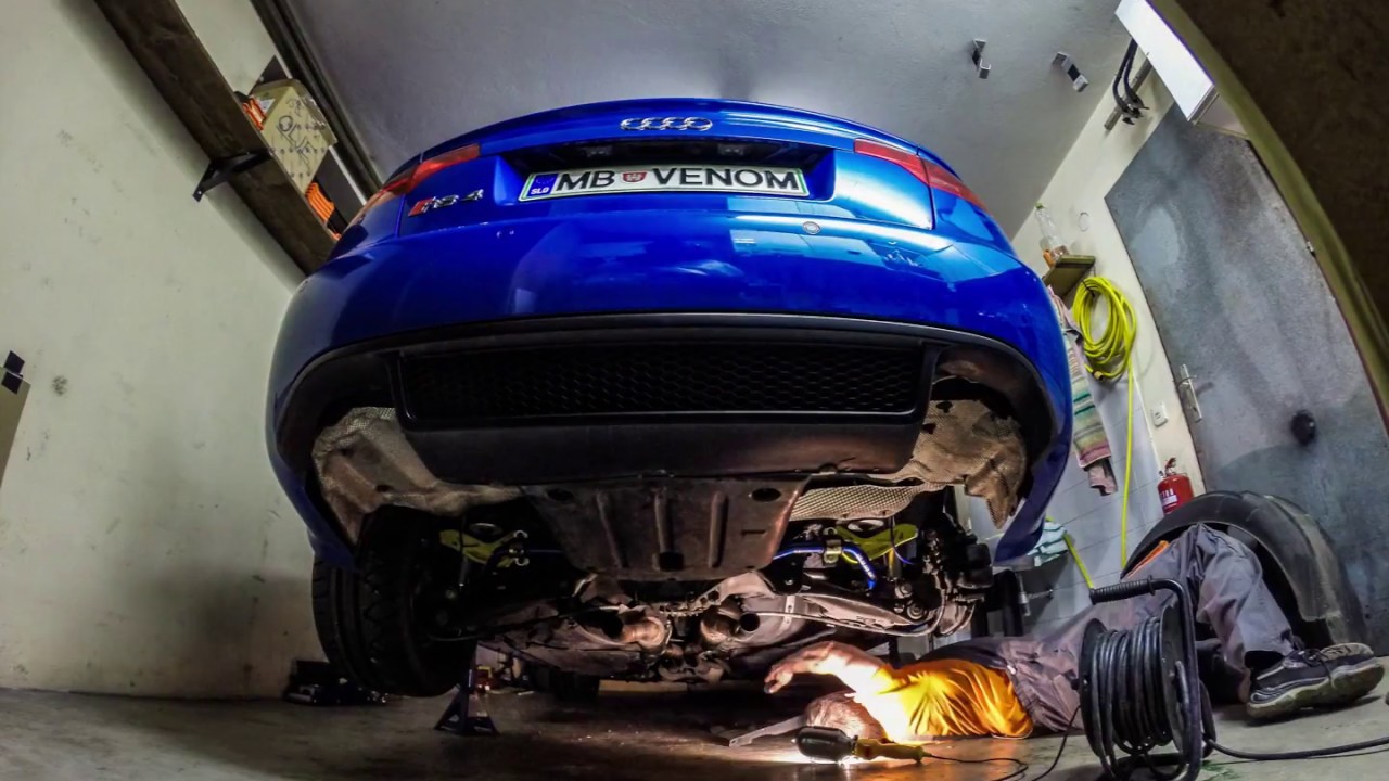 Time-lapse Suspension (re)build & modifications (Audi RS4 b7 4.2l V8 ...