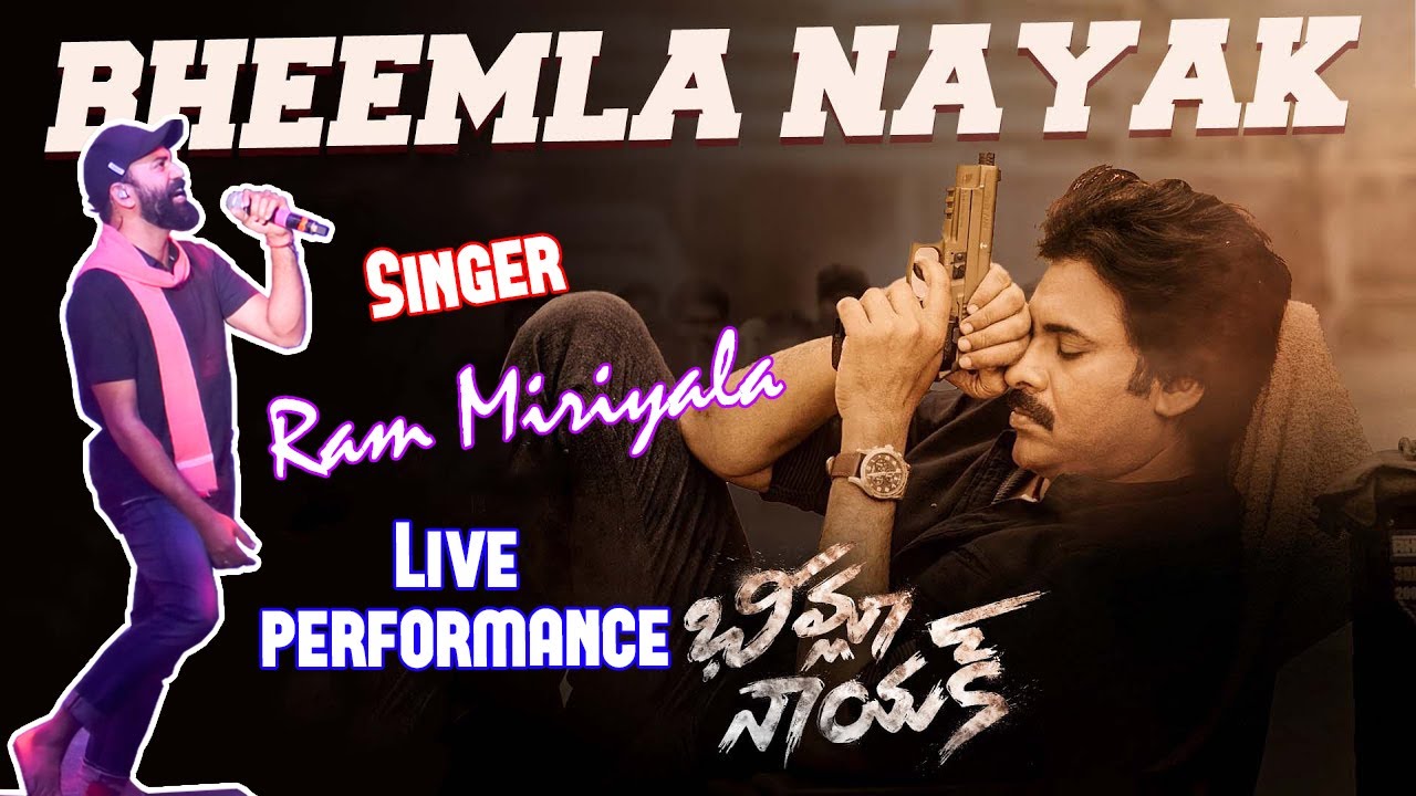 Ram Miriyala live Performance Bheemla Nayak Tittle Song | Ram Miriyala ...