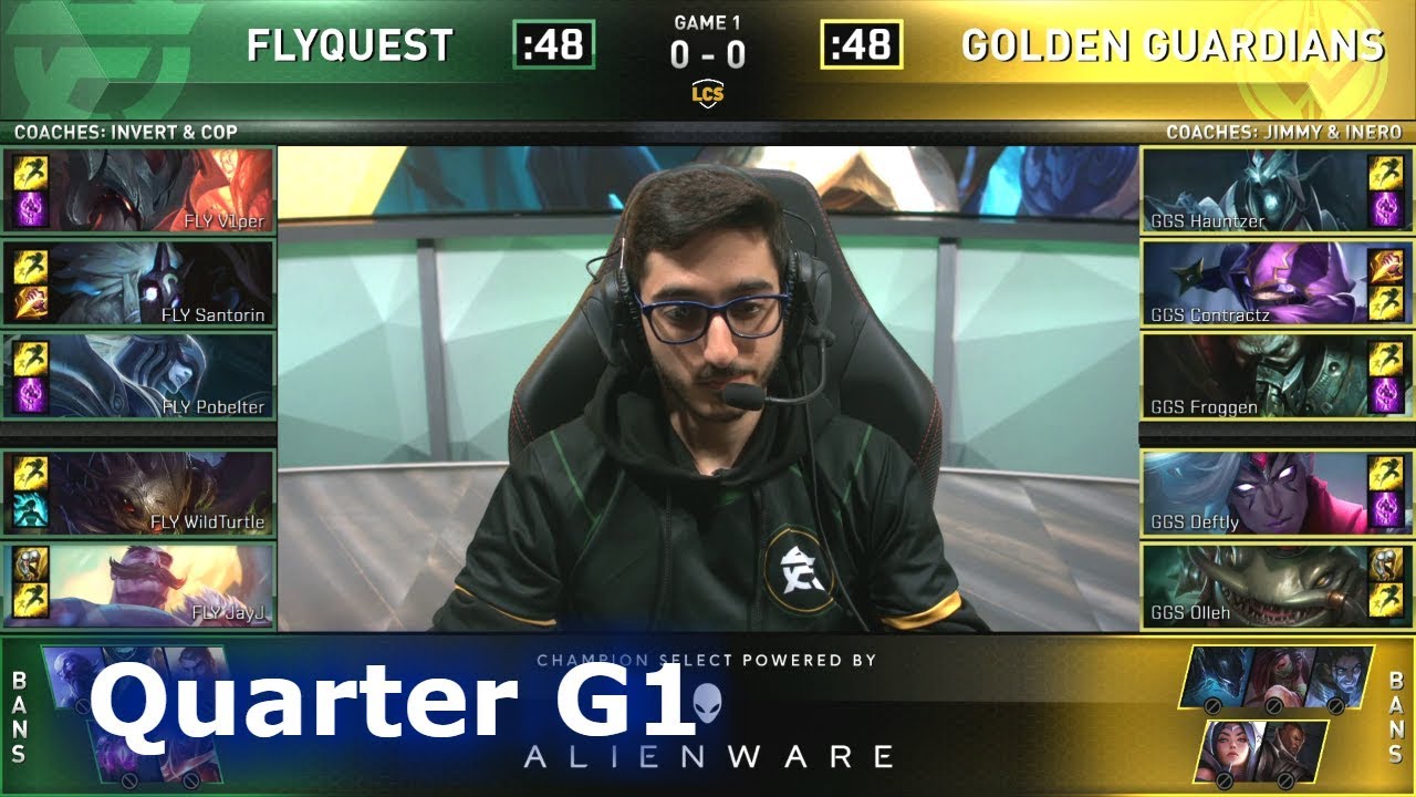 FLY vs GGS - Game 1 | Quarter Finals S9 LCS Spring 2019 | FlyQuest vs ...
