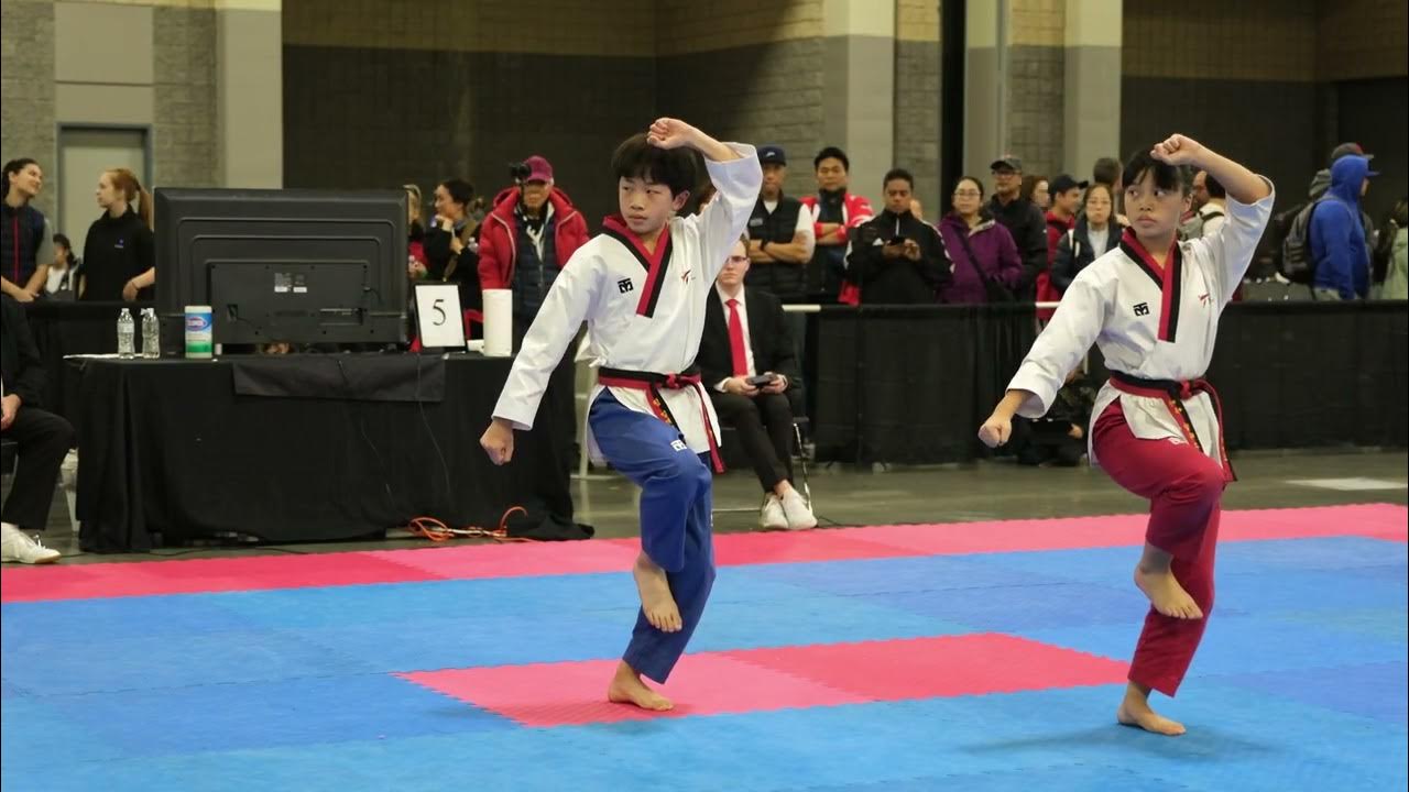 2024 U.S. National Taekwondo Team Trials (Poomsae Cadet Pair) - YouTube