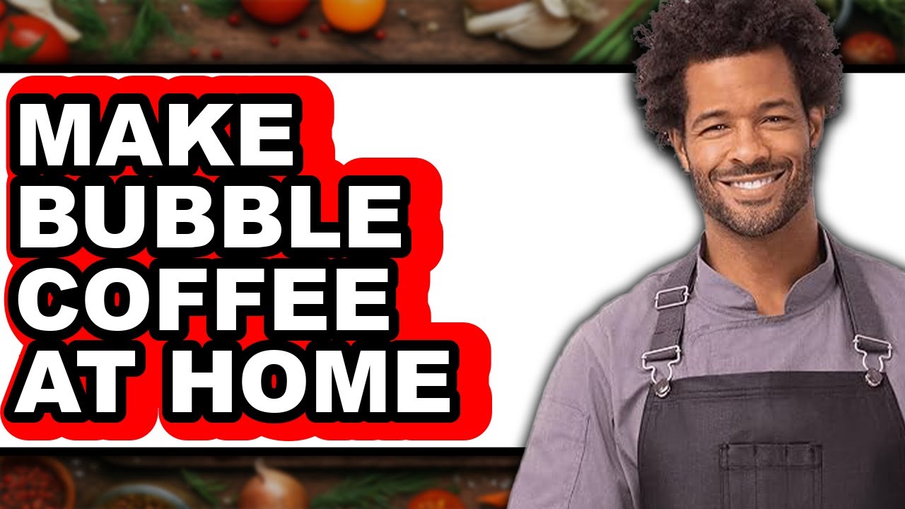 How to Make Bubble Coffee at Home (Only Way) - YouTube