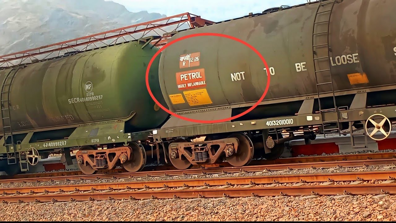 Petrol Tank Train Arrived On Mokalsar | Indian Railways | - YouTube