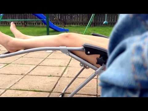 Stacey's bare feet