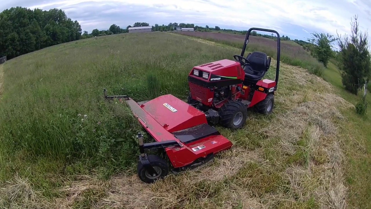 Steiner Rough Cut Mower In Action! - YouTube