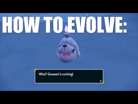How To Evolve Greavard - Pokemon Scarlet & Violet - YouTube
