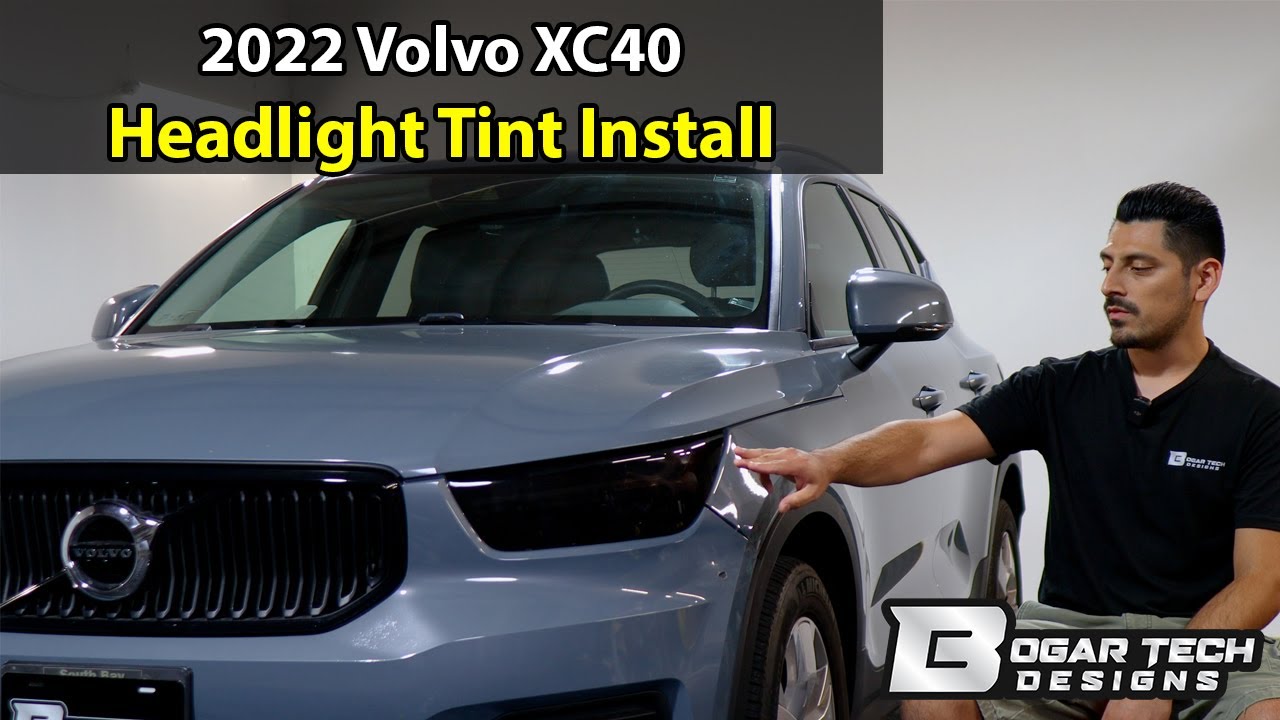 Volvo XC40 2019-2022 Headlight Tint Installation - YouTube