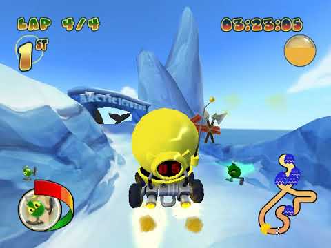 Pac-Man World Rally - Grape Cup (Normal - The Prince) - YouTube