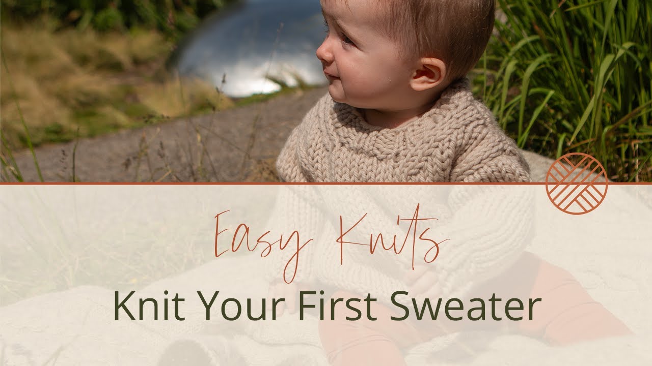 How To Knit Your First Seamed Sweater | Beginner-Friendly Pattern to ...