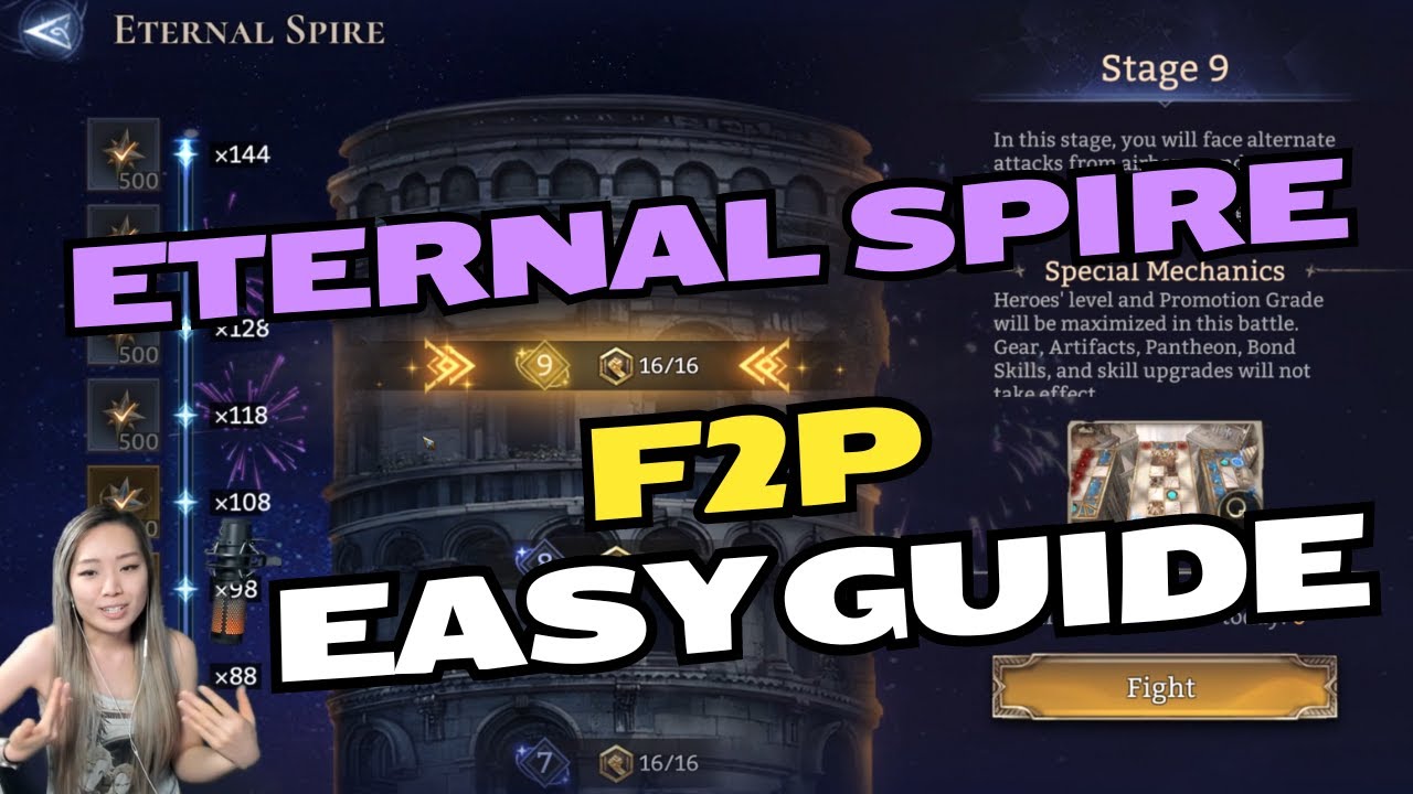 F2P/Epics Only - STAGES 1-9 Eternal Spire completion guide (108/144 ...