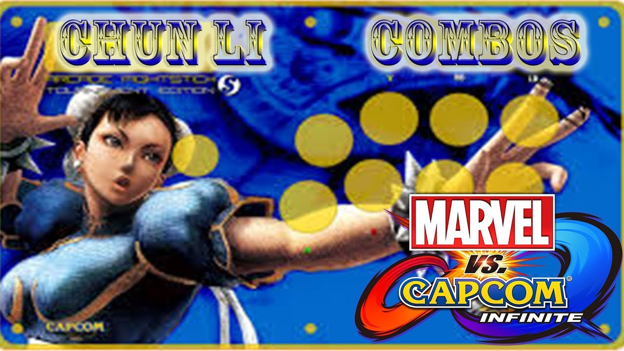 MARVEL VS CAPCOM INFINITE【CHUN LI COMBOS DAY 1】 1080P - YouTube