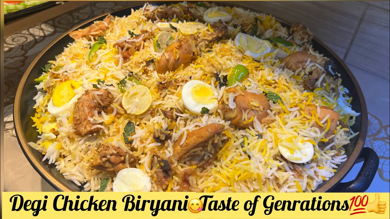 chicken Biryani Recipe | Degi Chicken Biryani by JS LifeStyle - YouTube