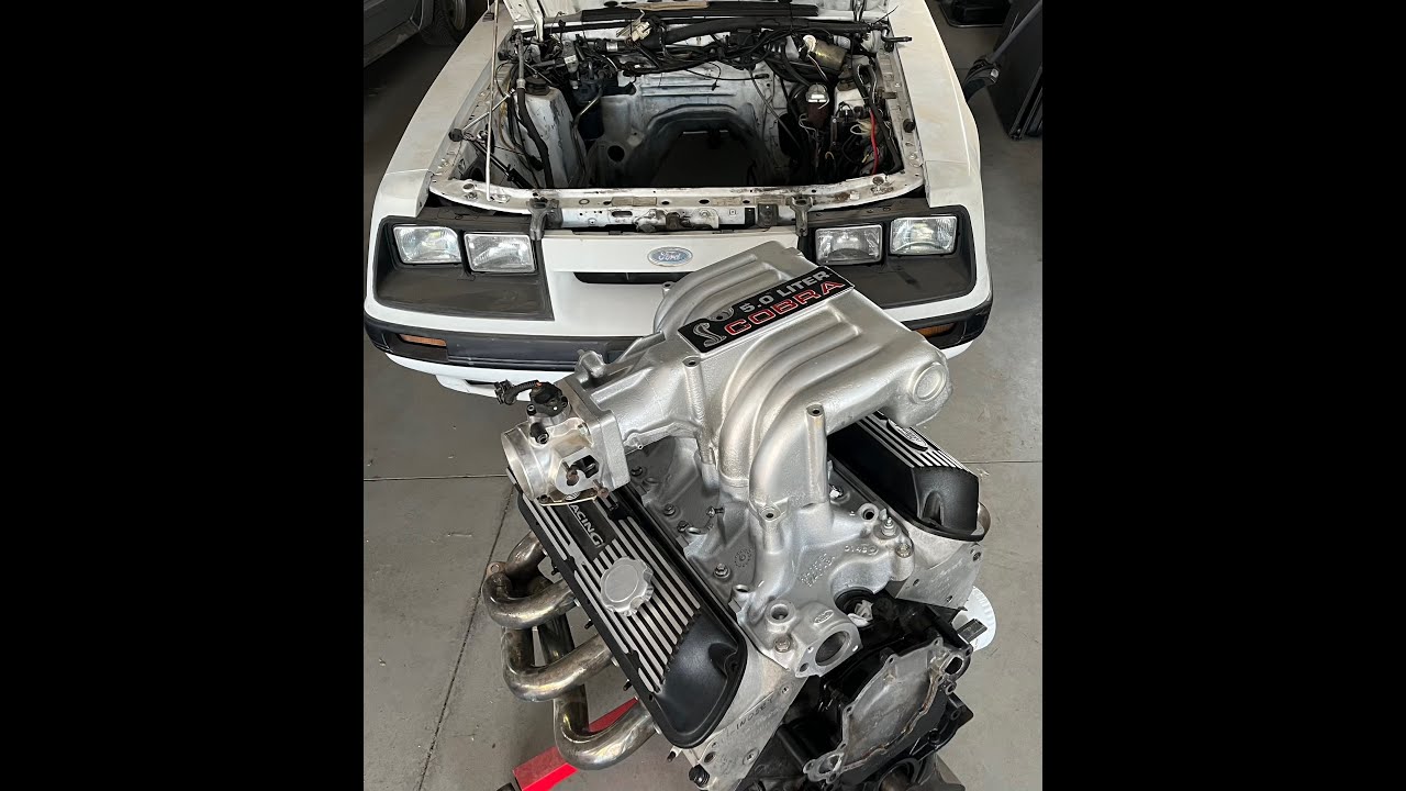 Foxbody Mustang Ported Cobra Upper & Lower Intake ( 86 pt 7 ) - YouTube