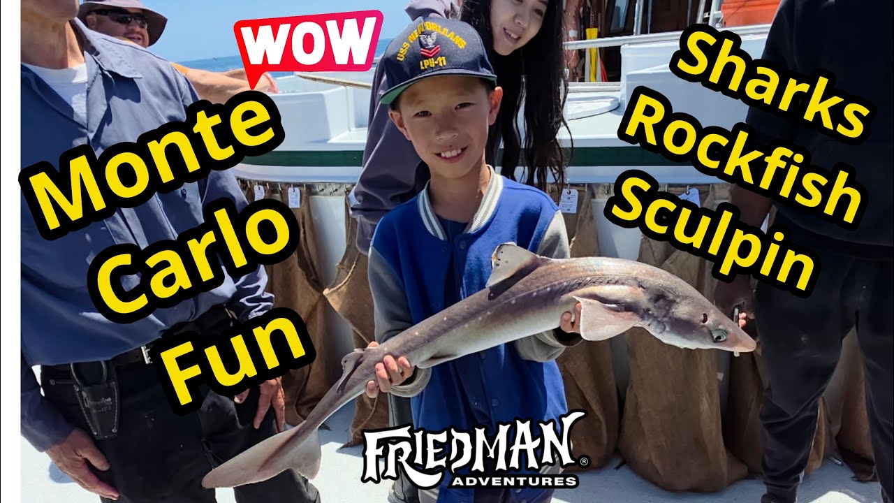 Kids & adults enjoy the great outdoors catching sharks, sculpin ...