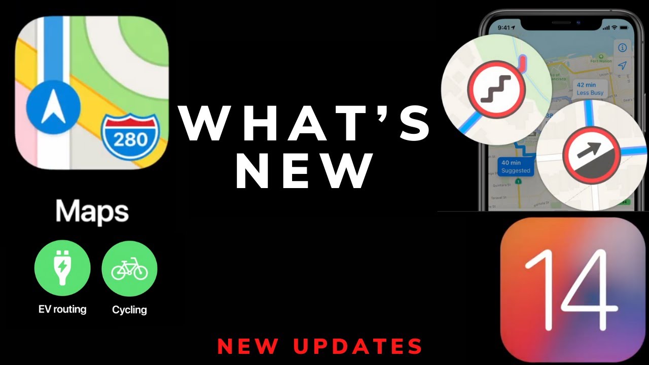 iOS 14 -Apple Maps New Updates - YouTube