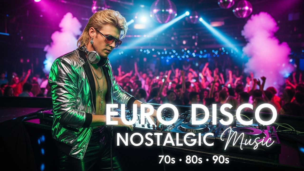 Neon Retro Euro Disco 80s Mix | High-Energy Night Dance Vibes for ...