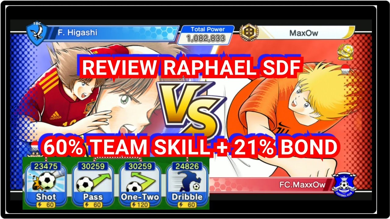 REVIEW RAPHAEL SDF WITH 60% TEAM SKILL 21% BOND! PASS 30K?! CAPTAIN ...