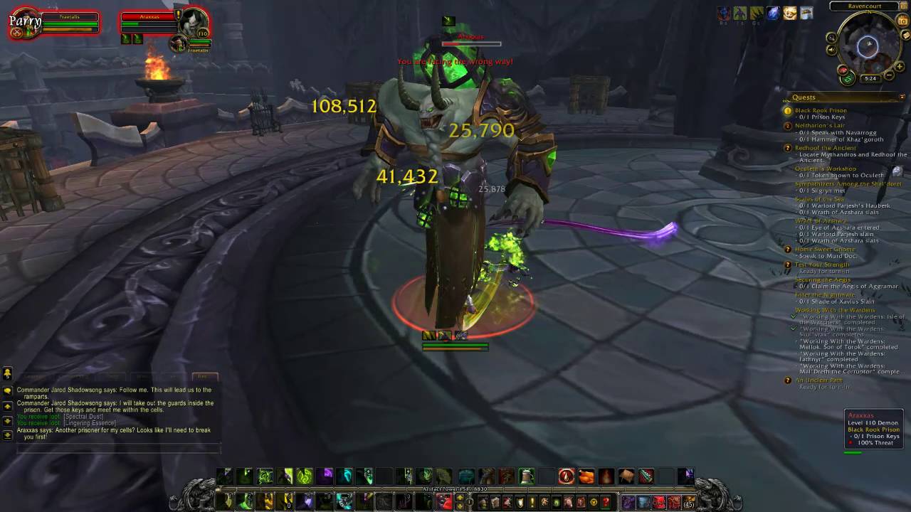 World of Warcraft Black Rook Prison Legion Quest Guide - YouTube