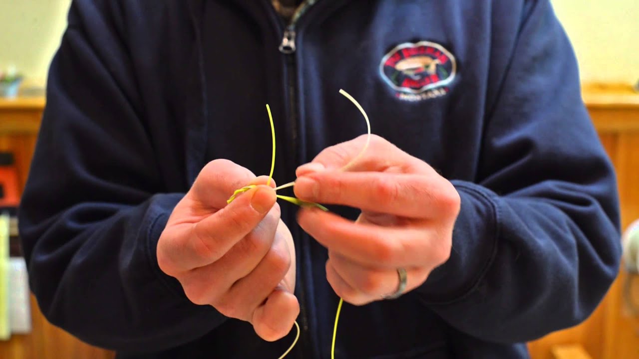 Tying A Blood Knot with The Bozeman Angler - YouTube