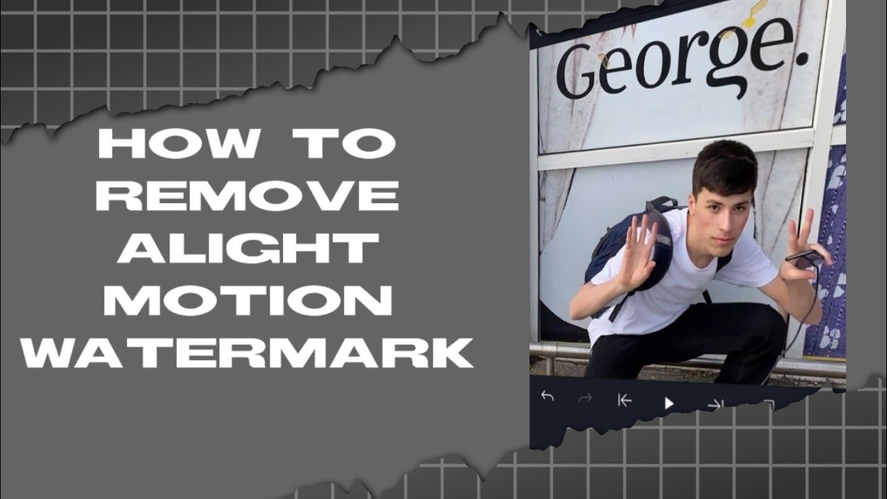 how to remove alight motion watermark (with inshot and capcut) - YouTube