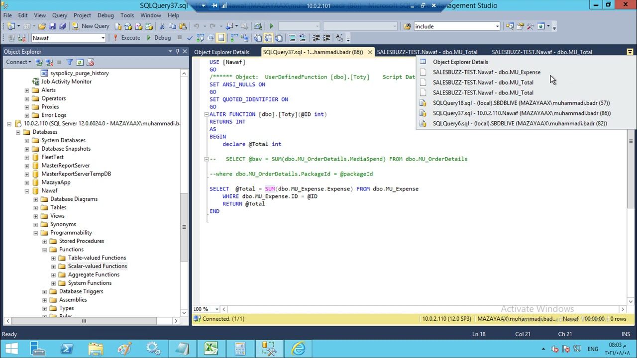Scalar Function SQL YouTube Scalar Function SQL YouTube