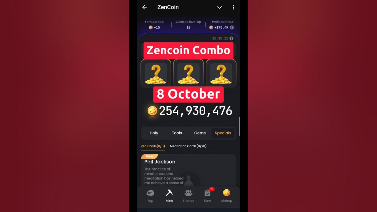 Zencoin Combo Daily | Zen coin combo today | New Zen coin combo | Zencoin combo today - YouTube